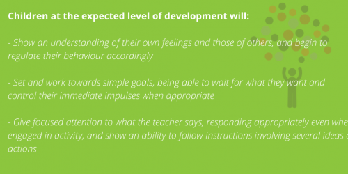 Self-regulation in the revised EYFS framework – Kinderly