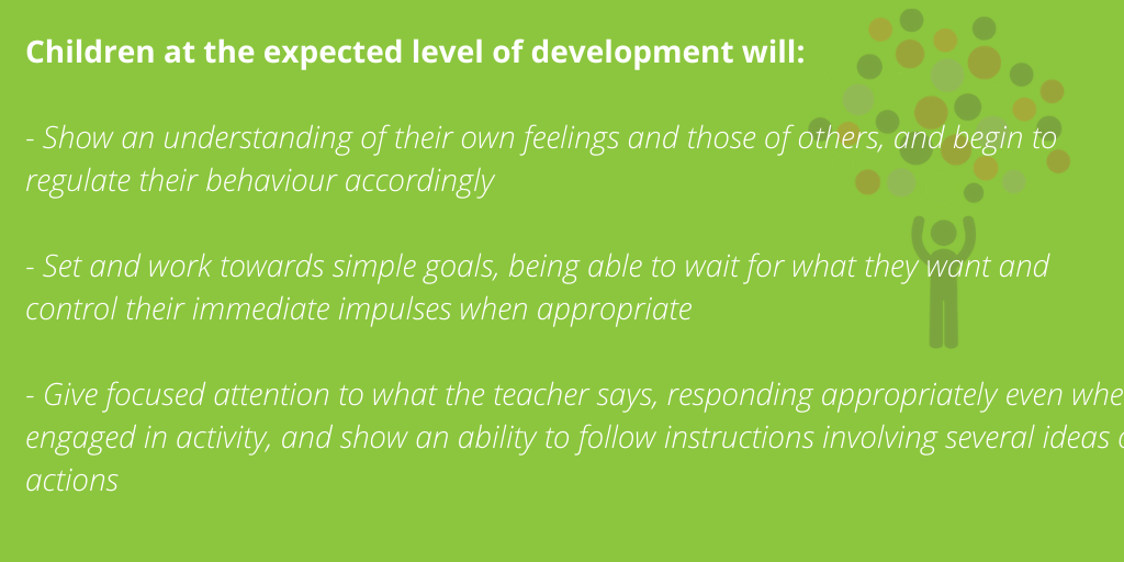 Self-regulation in the revised EYFS framework – Kinderly