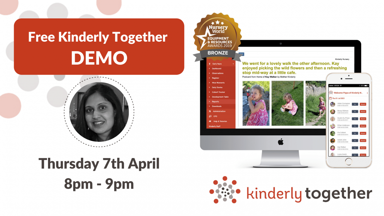 Early Years Webinar Schedule – Free CPD resources – Kinderly