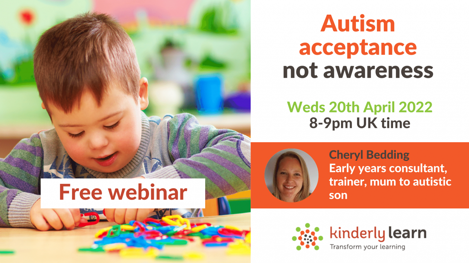 Early Years Webinar Schedule – Free CPD resources – Kinderly