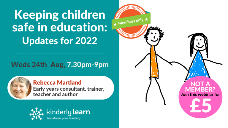 Early Years Webinar Schedule – Free CPD resources – Kinderly