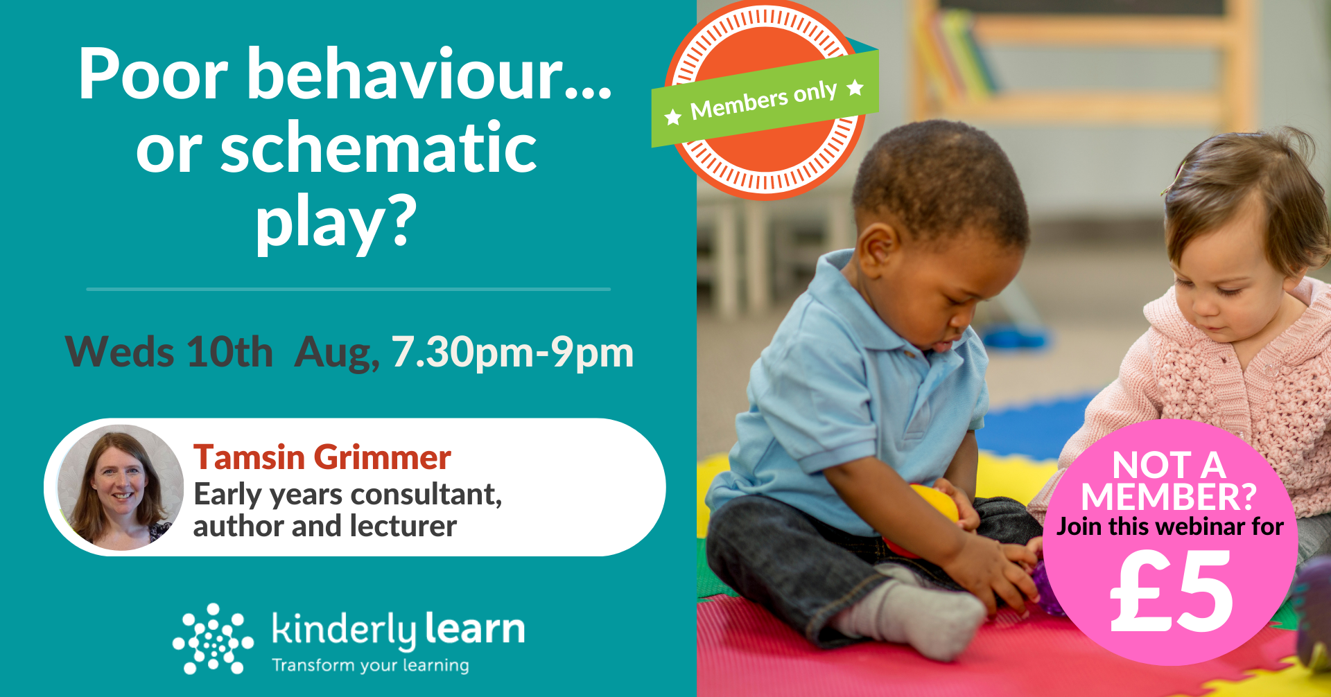 Behaviour & Schemas in early years webinar – Kinderly