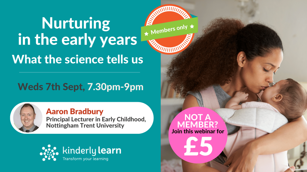 Nurturing in the early years webinar CPD – Kinderly