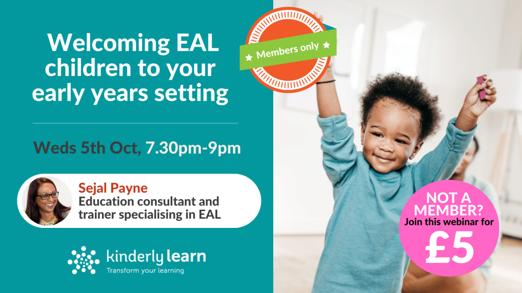 Welcoming EAL children to your early years setting webinar – Kinderly