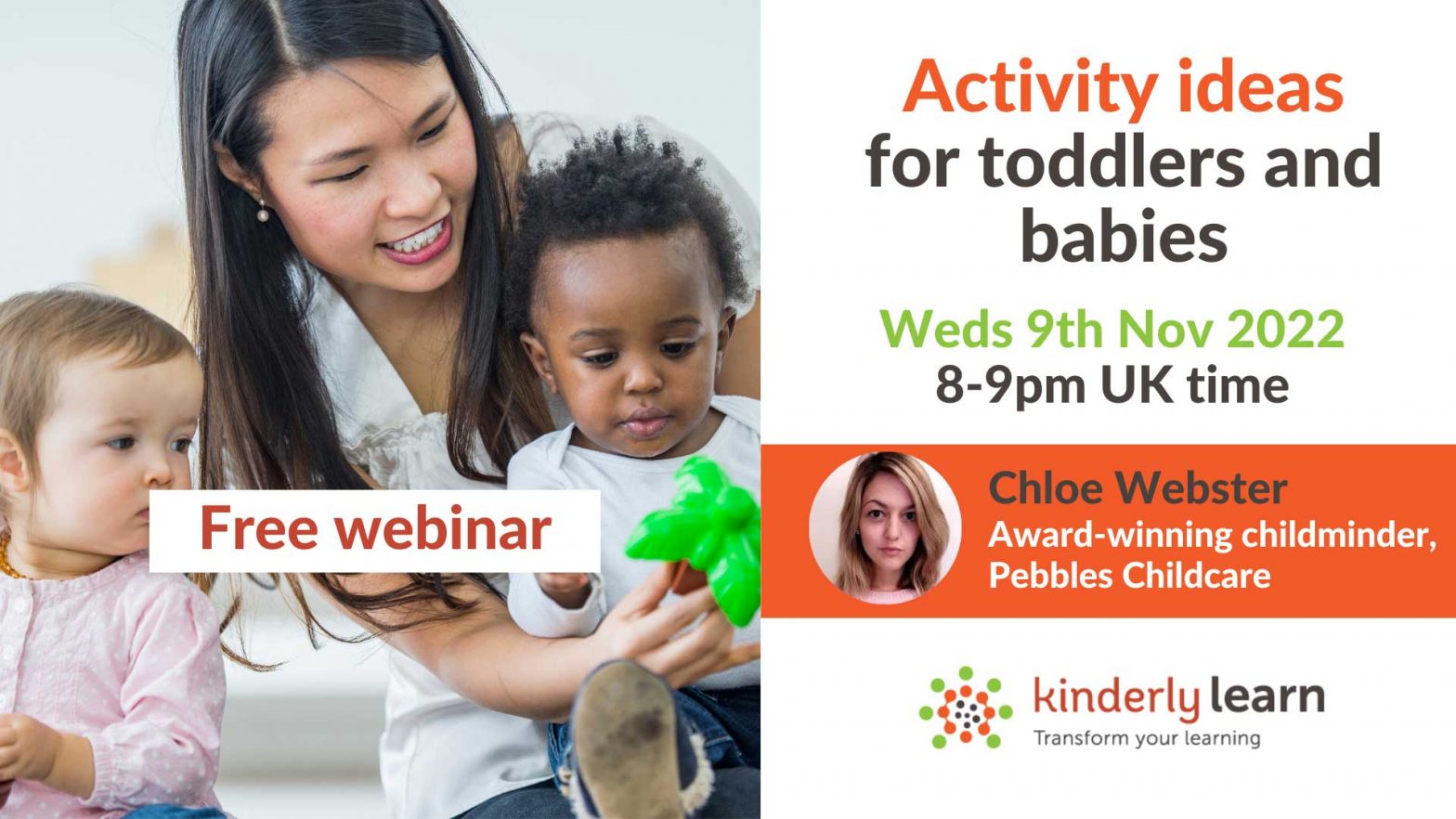 Early Years Webinar Schedule – Free CPD resources – Kinderly