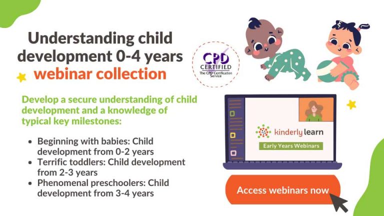 Child development CPD webinar collection – Kinderly