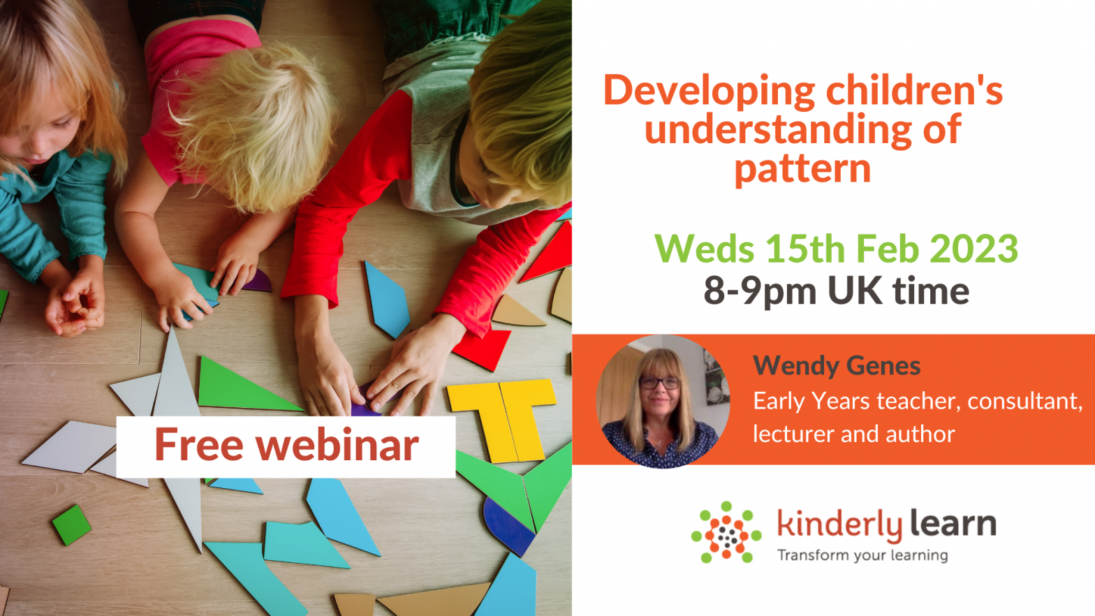Early Years Webinar Schedule – Free CPD resources – Kinderly