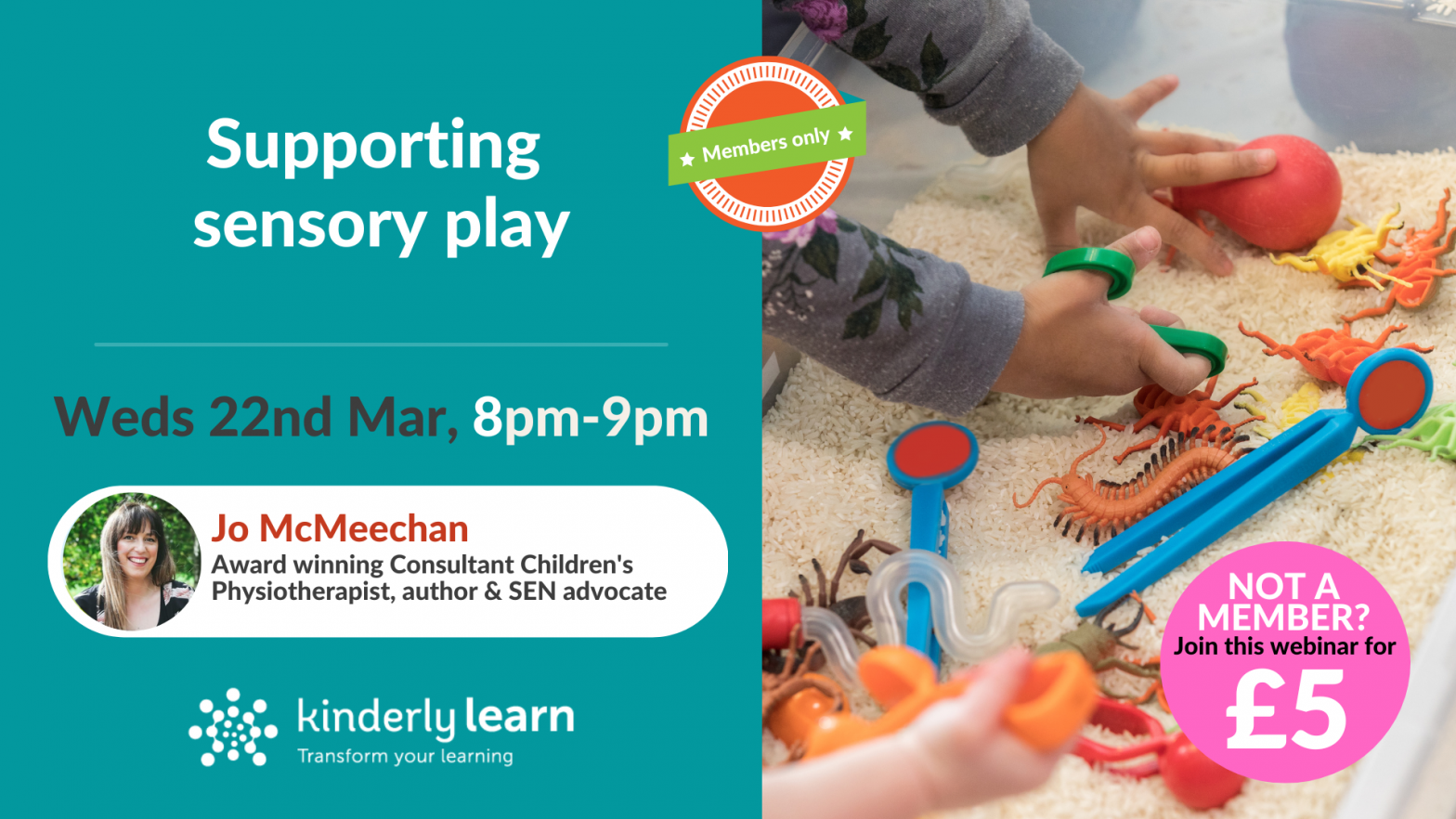 Supporting sensory play | CPD webinar – Kinderly