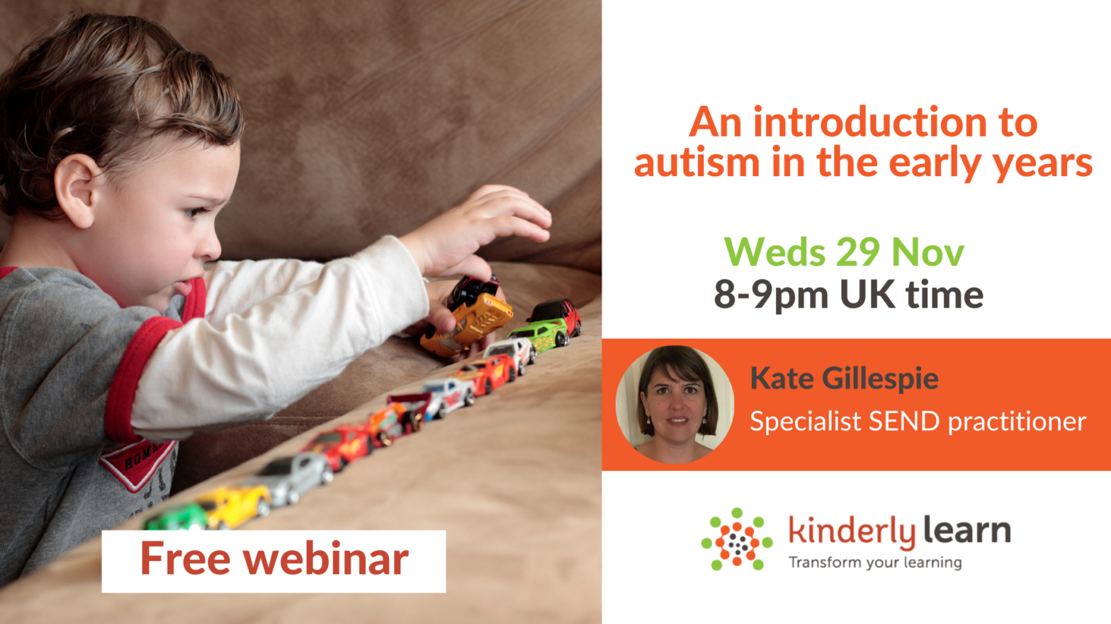 Kate Gillespie – An introduction to autism in the early years – Kinderly