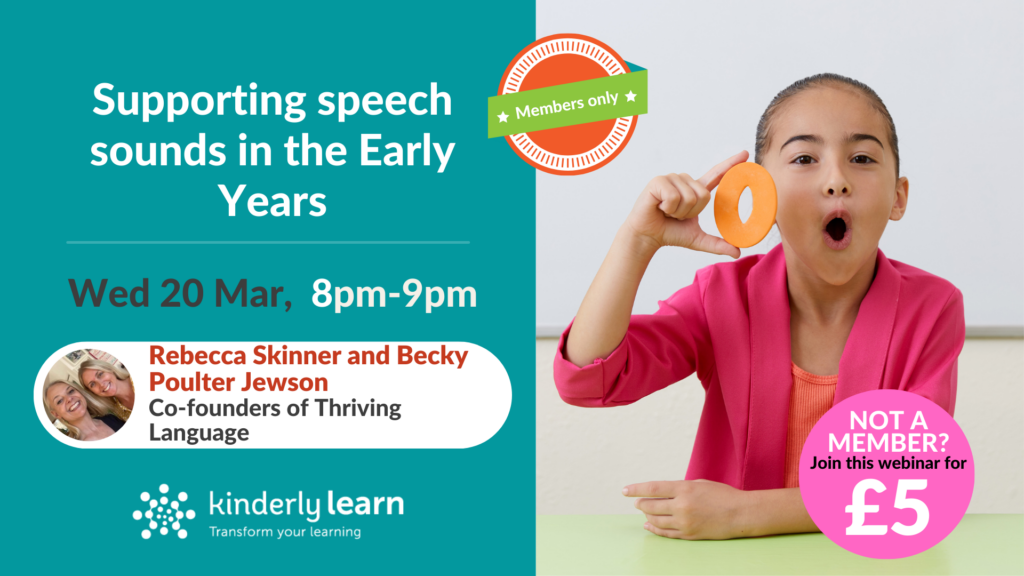 Rebecca Skinner and Becky Poulter Jewson – Speech sounds in the Early ...