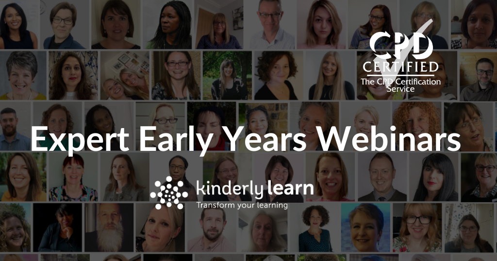 Early Years Webinar Schedule – Free CPD resources – Kinderly