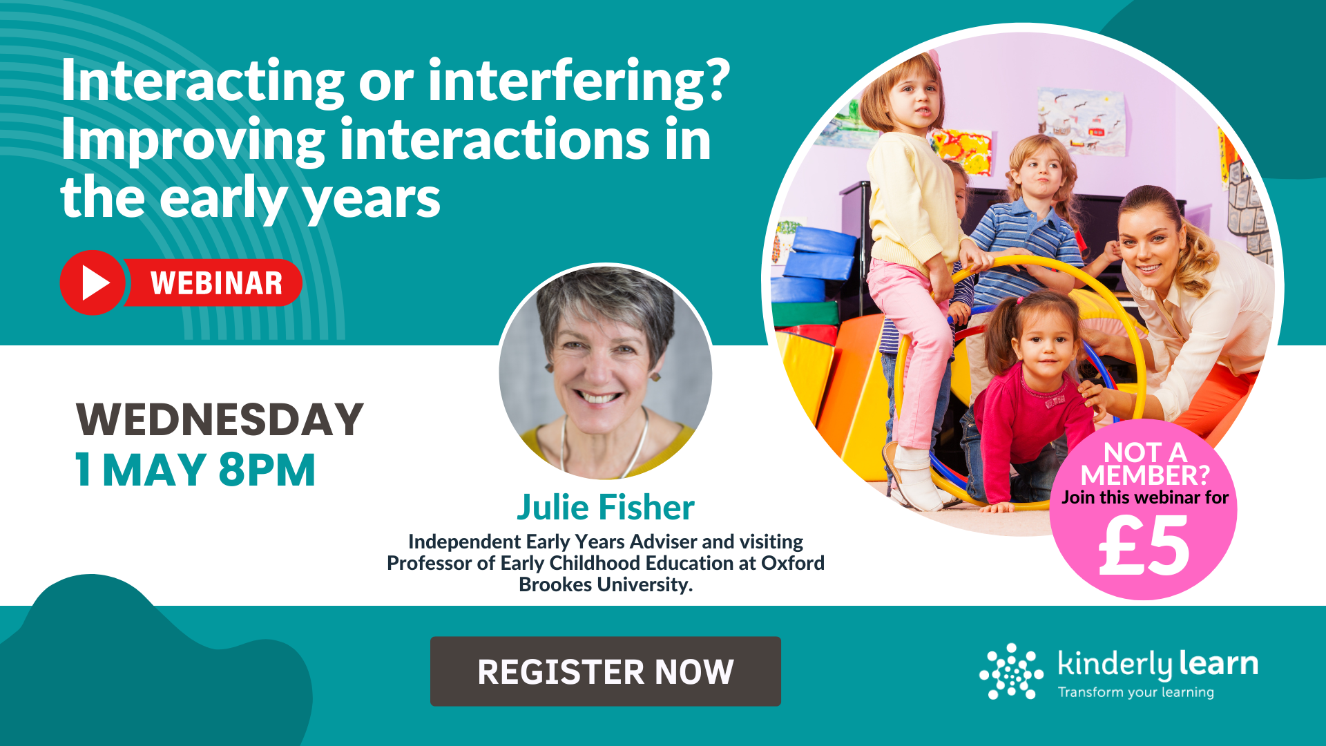 Kinderly Learn: Julie Fisher webinar offer terms and conditions – Kinderly