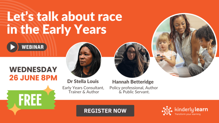 Let’s talk about race in the early years FREE webinar – Kinderly