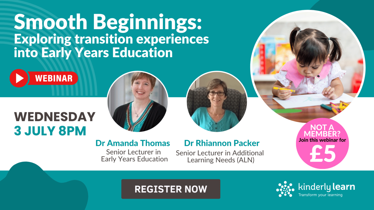 Early Years Webinar Schedule – Free CPD resources – Kinderly