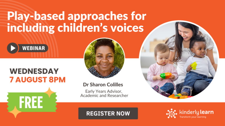 Early Years Webinar Schedule – Free CPD resources – Kinderly