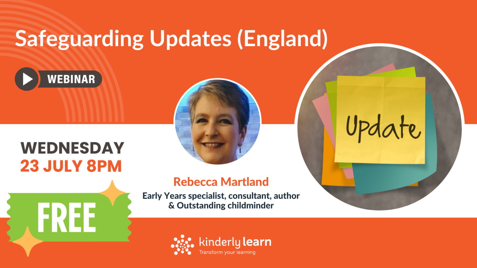 Free Safeguarding Webinar – Early Years Training – Kinderly